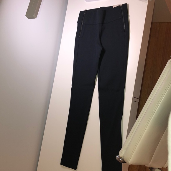 Zara | Pants & Jumpsuits | Navy Blue Double Zipper Pants | Poshmark